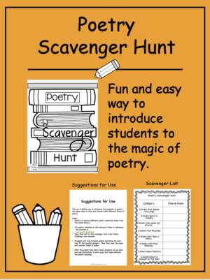 Poetry Scavenger Hunt - Help Writers Grow