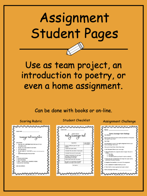 Poetry Scavenger Hunt - Help Writers Grow