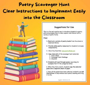 Poetry Scavenger Hunt - Help Writers Grow