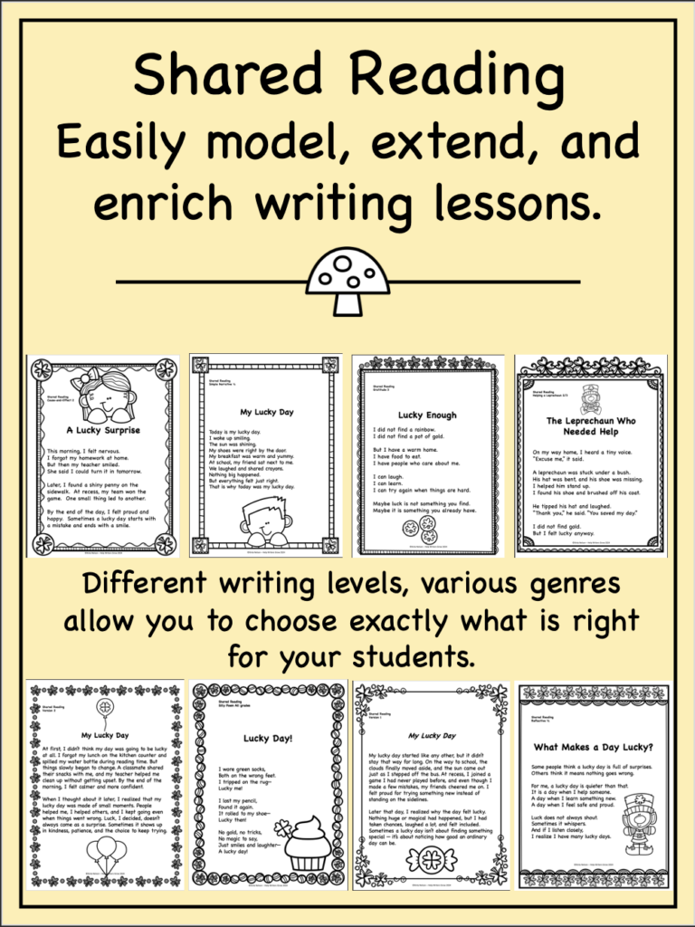 St. Patrick's Day - My Lucky Day Writing - Primary Grades - Help ...