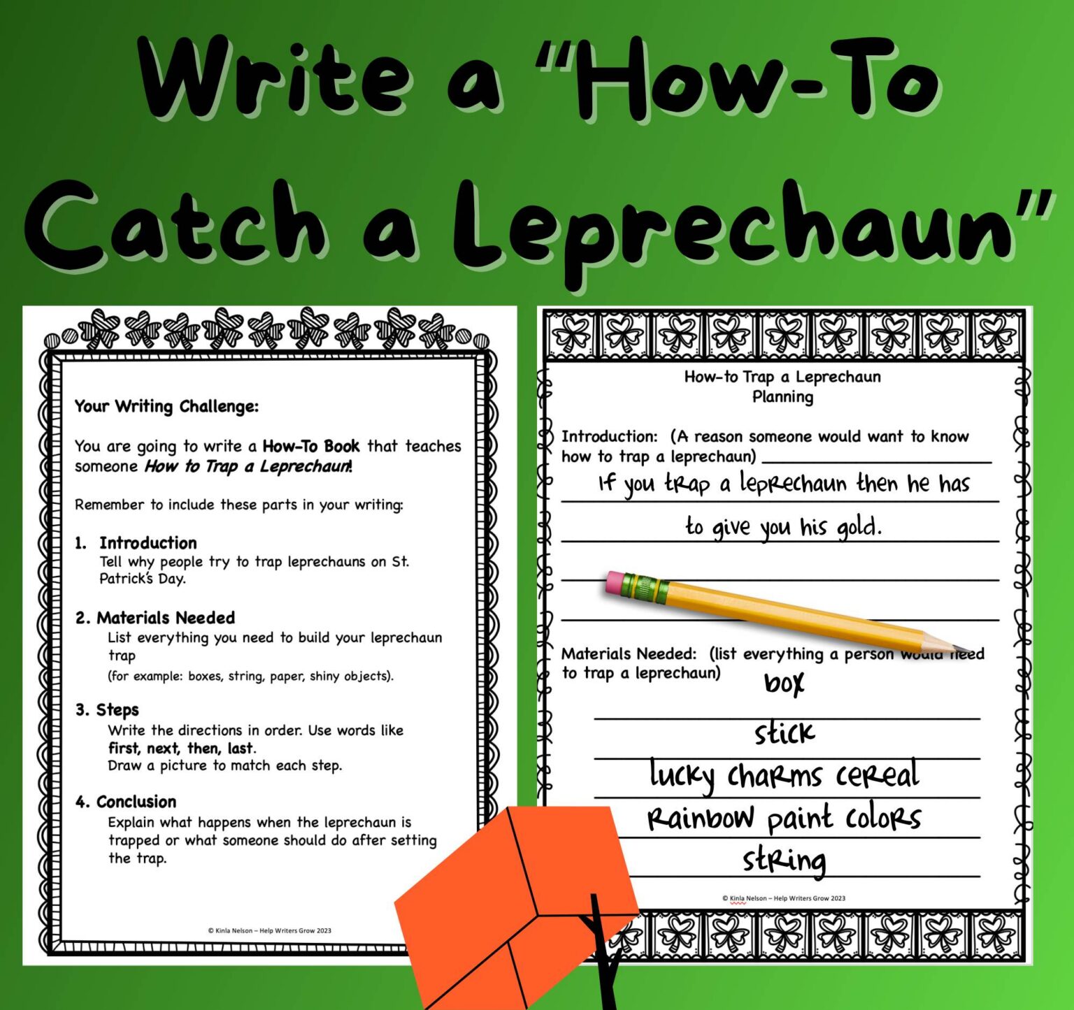 St. Patrick's Day - How To Trap a Leprechaun - Help Writers Grow