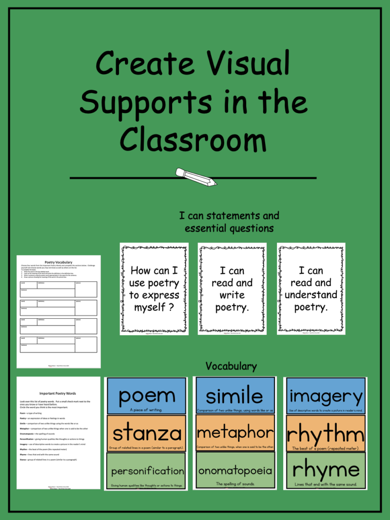Poetry - Read and Write Poetry for Upper Elementary - Help Writers Grow