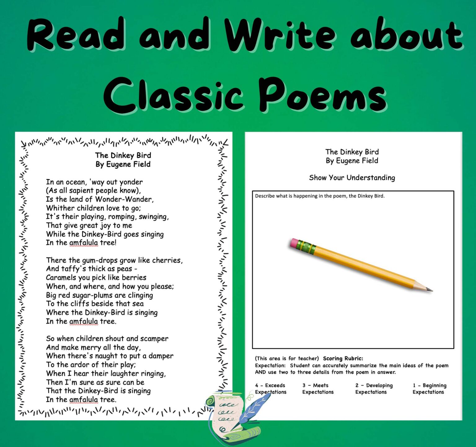 Poetry - Read and Write Poetry for Upper Elementary - Help Writers Grow