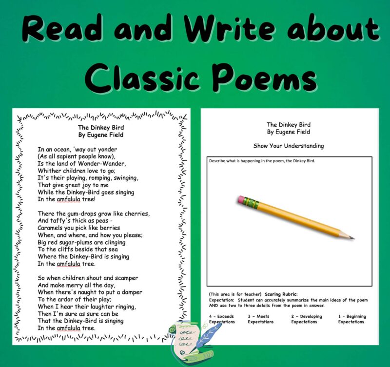 Poetry - Read and Write Poetry for Upper Elementary - Help Writers Grow
