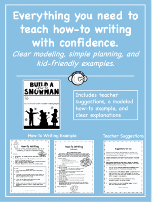 Winter - How-to Build a Snowman - How-To Writing - Help Writers Grow