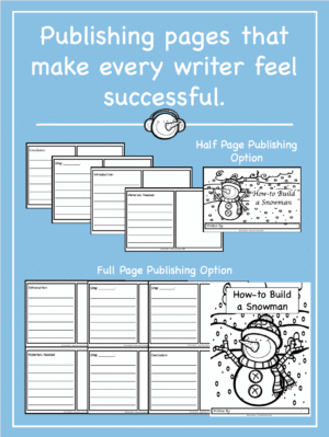 Winter - How-to Build a Snowman - How-To Writing - Help Writers Grow