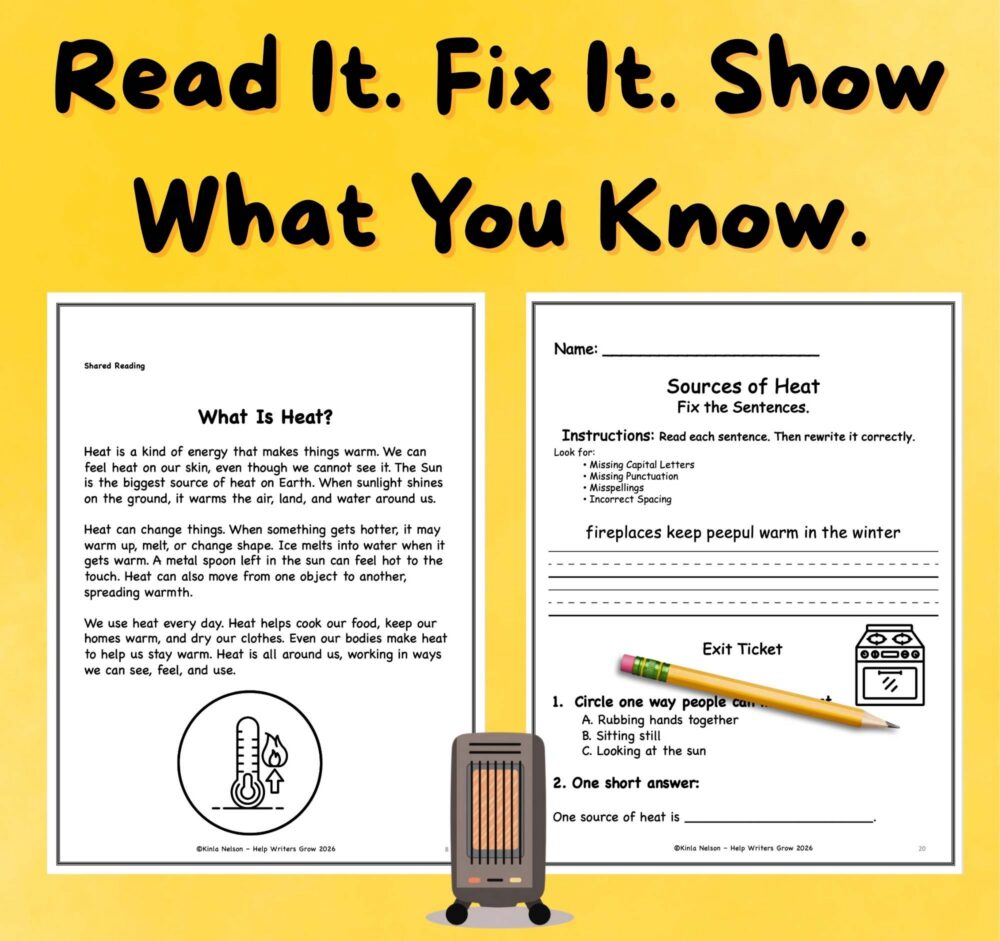 Heat Mega Bundle for Third Grade - Help Writers Grow